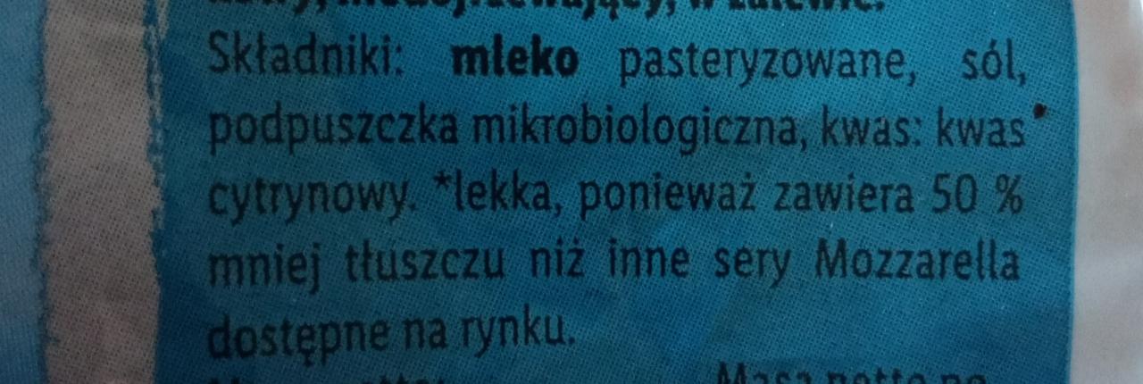 mozzarella light pilos - kalorie, kJ i wartości odżywcze | Dine4Fit.pl mozzarella light pilos - kalorie, kJ i wartości odżywcze | Dine4Fit.pl