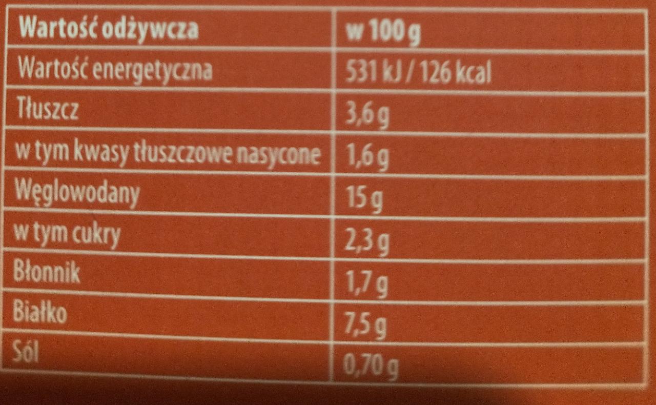 Tagliatelle z kurczakiem w sosie szpinakowym Szamamm - kalorie, kJ i ... Tagliatelle z kurczakiem w sosie szpinakowym Szamamm - kalorie, kJ i ...